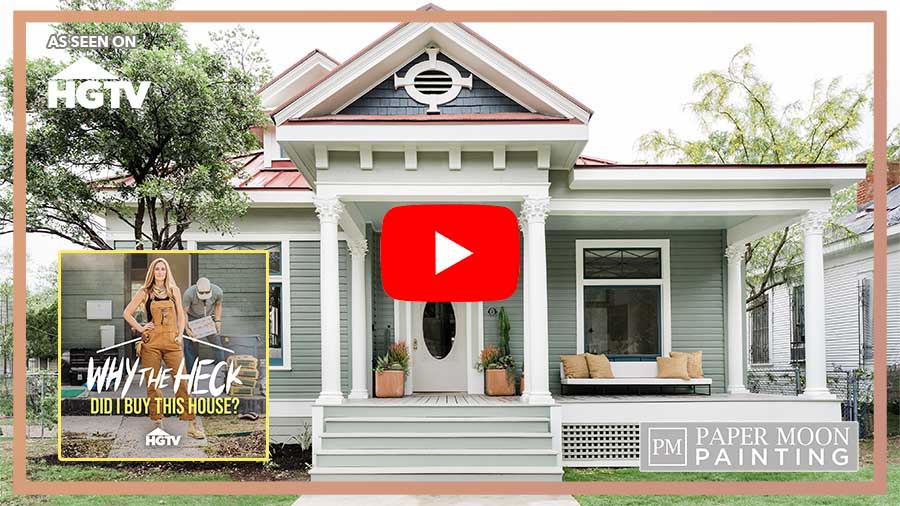 Updating a Historic Home with Kim Wolfe and HGTV - Paper Moon Painting